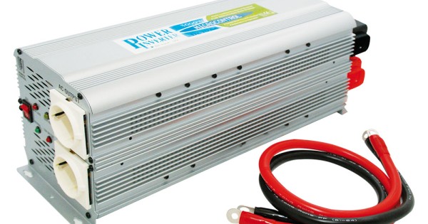 Inverter HP-3000-12 12V DC σε 230V AC 3000VA 360x168x152mm - AMA-8-1-8