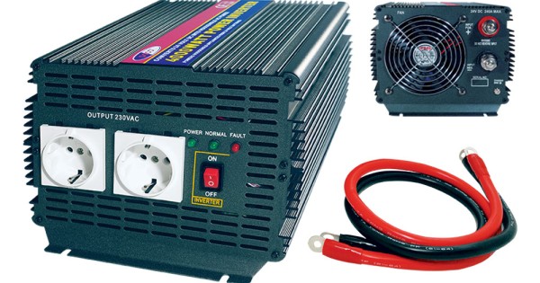 Inverter PI-4000-24 24V DC σε 230V AC 4000VA 465x250x288mm - AMA-8-2-15