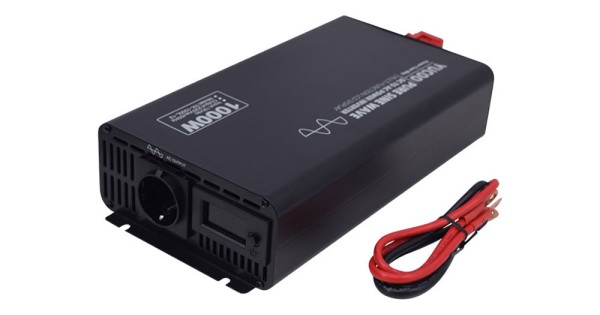 Inverter YK-1000L-12 12V DC σε 230V AC 1000VA 310x173x76mm - AMA-8-3-3