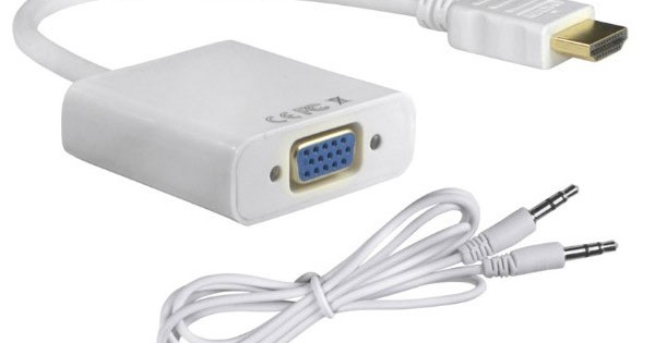 Αντάπτορας POWERTECH CAB-H072 HDMI σε VGA καλώδιο 3.5mm 0.20m - CAB-H072