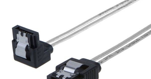 Καλώδιο POWERTECH CAB-W033 SATA III 7pin σε 7pin 90° flat, 0.5m