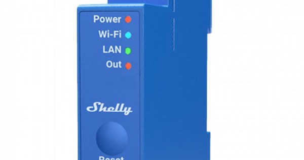 Ανώτατος αυτοματισμός Smart ράγας 1 καναλιού Shelly PRO 1 Wi-Fi ...