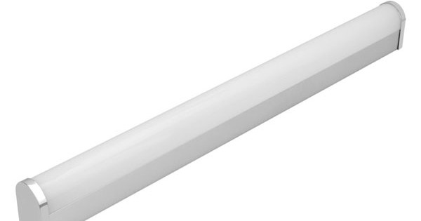 Φωτιστικό LED λουτρού αλουμινίου 60cm σε χρώμα σατινέ 15W χρώμα φωτός ...