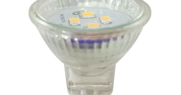 Λάμπα led smd Ø35mm MR11 2,5W 12V AC/DC 6000k ψυχρό λευκό φως δέσμης ...