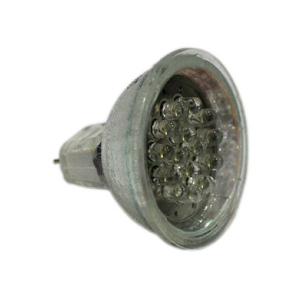 Λάμπα led MR11 0,8W 12V DC δέσμης 30° ντιμαριζόμενη κόκκινο φως με ...