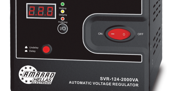 Σταθεροποιητής τάσης SVR-2000VA τύπου relay 2000VA - AMA-9-1-31